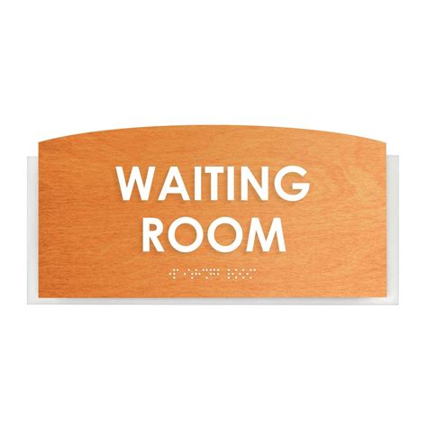 Waiting Room Door Sign Scandza Design Bsign
