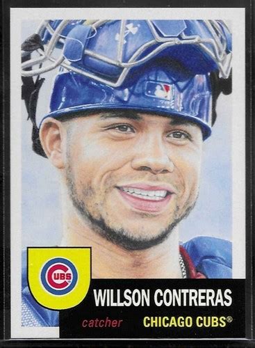 2020 Topps Living Set 323 Willson Contreras Chicago Cubs 2052