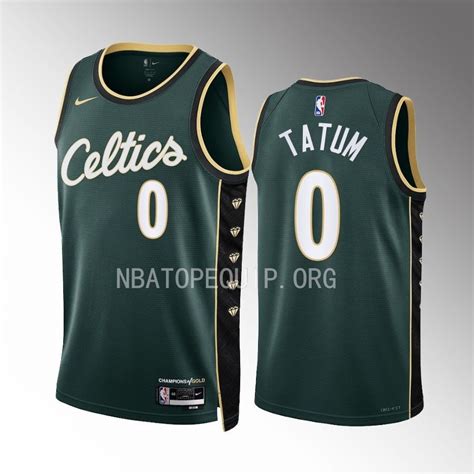Jayson Tatum Boston Celtics 2022 23 City Edition Green 0 Jersey Honor
