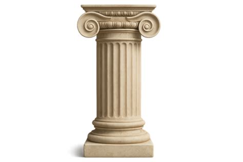 Ancient Greek Ionic Column Capital Architecture Classical Antique