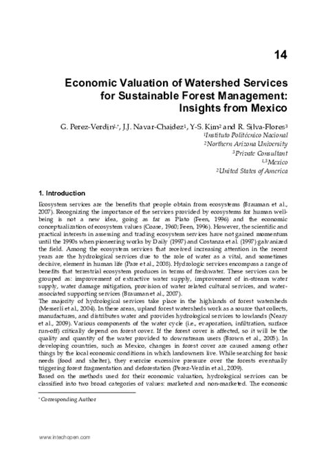 Pdf Sustainable Forest Management Current Research