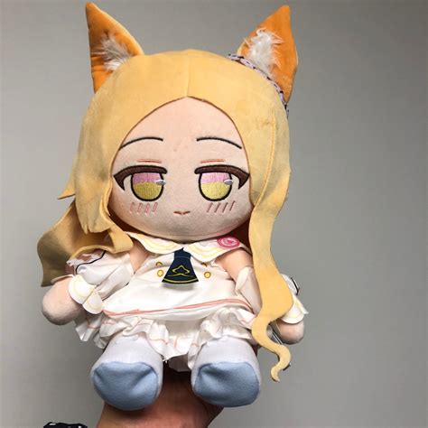 Smile House Fanmade Blue Anime Plushies Yellow 30cm Plush Doll Smile