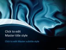 Free Blue Abstract Ppt Template