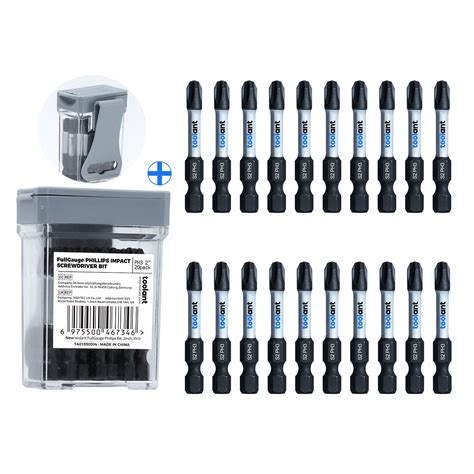 [classic] Impact Driver Bit Set Phillips Ph1 Ph2 Ph3