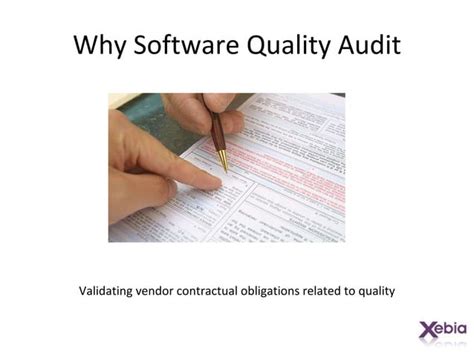 Software Quality Architecture And Code Audit Ppt