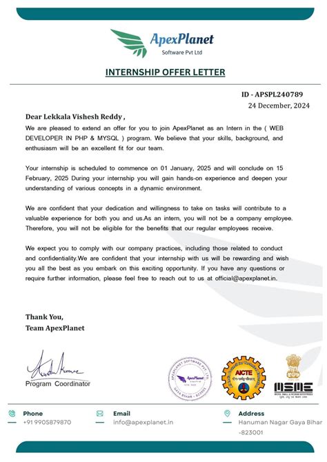 internship webdevelopment php mysql techjourney grateful