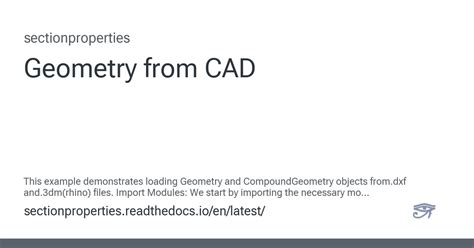 geometry from cad sectionproperties documentation