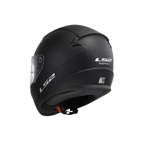 Ls2 Rapid 2 Mat Siyah Kask Yeni Seri Etkin Motor