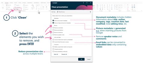 Clean Presentation For Metadata Comments Etc Ampler