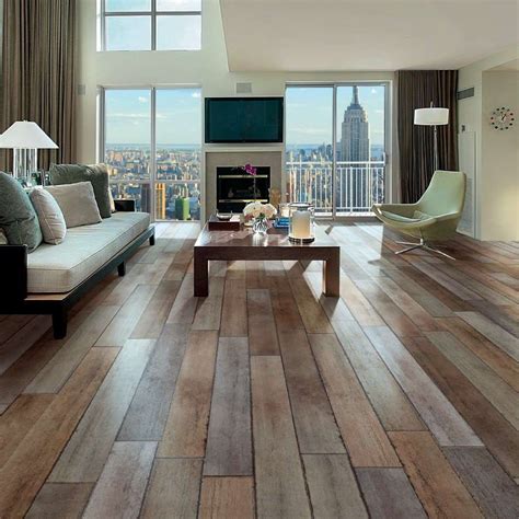 9 Living Room Wood Tile Floor A Trendy And Durable Flooring Option
