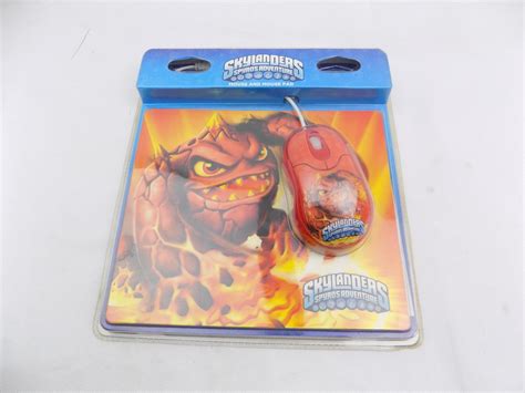 Brand New Skylanders Spyros Adventure Mouse And Mouse Pad Starboard Games