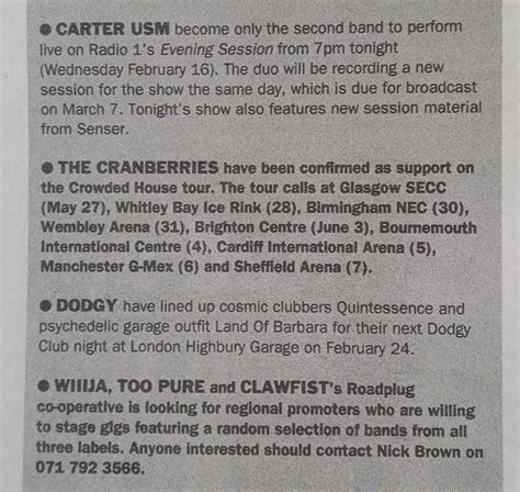 Wembley Arena 19940531 Cranberries World