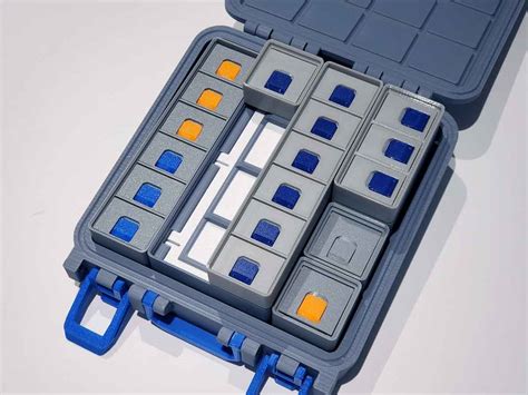 Gridfinity 1xy Multi Compartment Lidded Bins With Tabs Version 2 1 In 3u 6u And 9u Heights