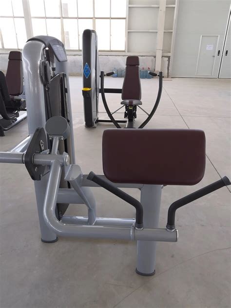 Biceps Machine Commercial Pin Loaded Weight Stack Selections Fitness