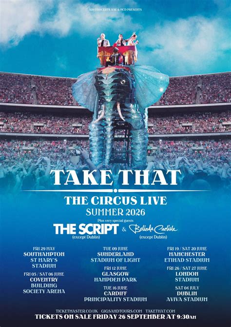 Take That Are Bringing Back Their Epic The Circus Live Stadium Shows