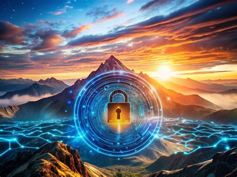 Protecting Your Digital World A Glowing Visualization Of Robust