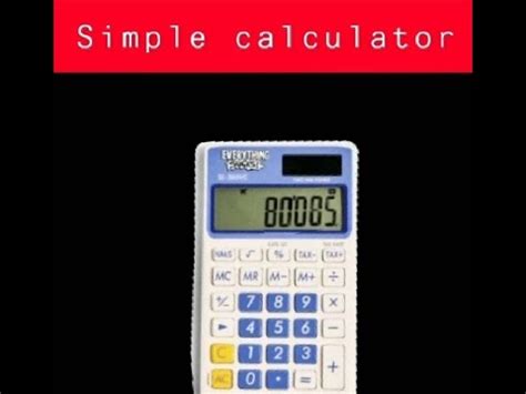 Simple Calculator Using User Defined Functions PYTHON PROGRAMMING