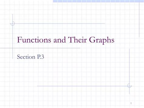 PPT Functions And Their Graphs PowerPoint Presentation Free Download ID