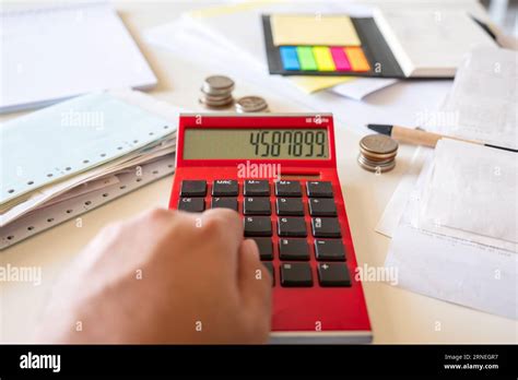 Calculating Debt Hi Res Stock Photography And Images Alamy