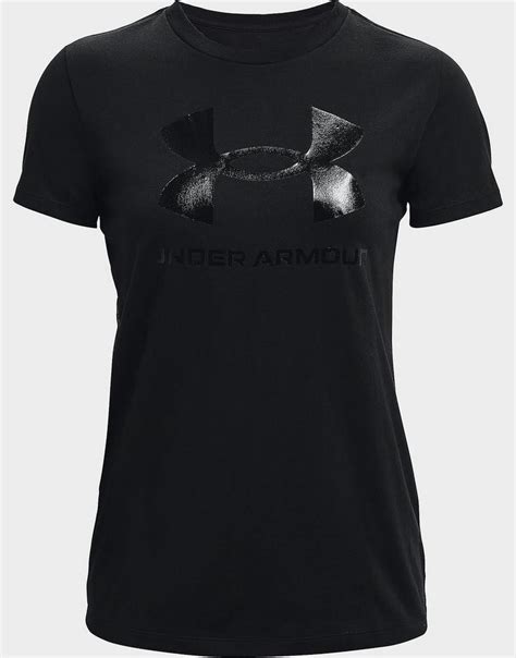 Under Armour Sportstyle Graphic Womens T Shirt Black 1356305 002
