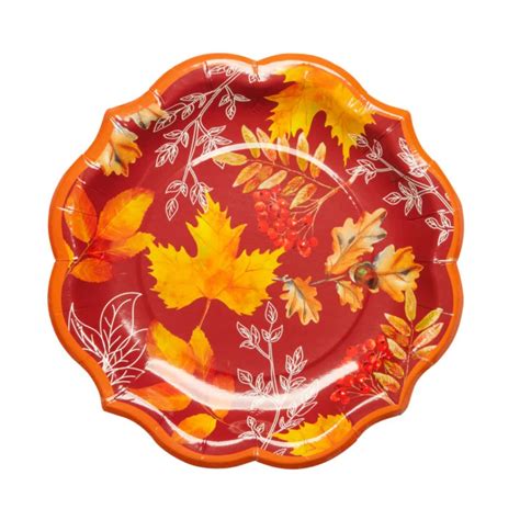 Sophistiplate Thankful Gatherings Paper Salad Plates Berings