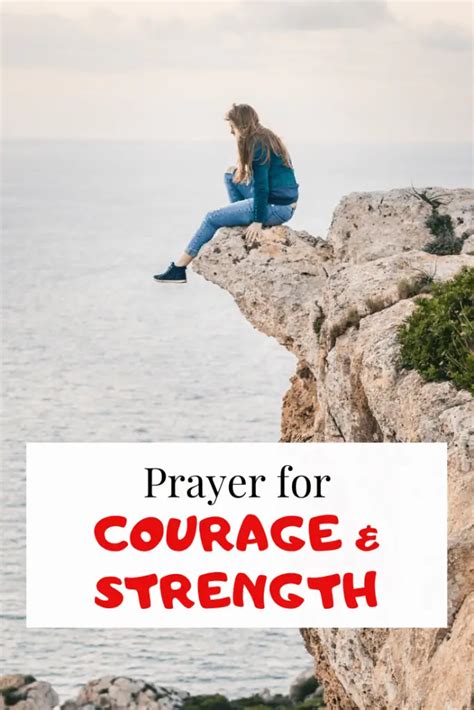 Prayer For Courage Strength And Wisdom With Bible Verses