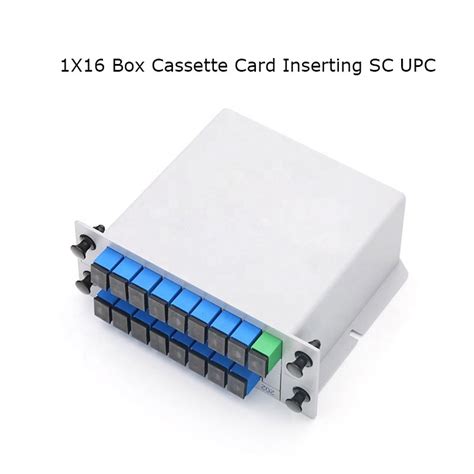 Cassette Type Card Inserting Splitter Waterproof Sc Upc Lgx Box Fiber