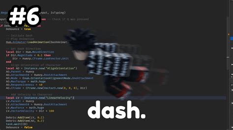 Make Your Own Dash Script In Minutes Roblox Essentials 6 Youtube