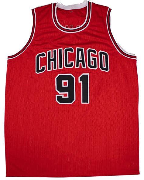 Dennis Rodman Signed Chicago Bulls Jersey Premiere Collectibles