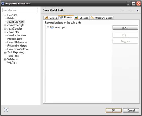 Java Use Common Source Folder For Several Projects And Avoid Absolute Paths Stack Overflow