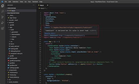 Import 오류 · Issue 204 · Monymony Public React Native Tutorial · Github