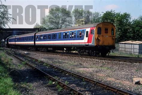 35mm Slide Br British Rail Diesel Demu Class 205 032 Whitacre 1990