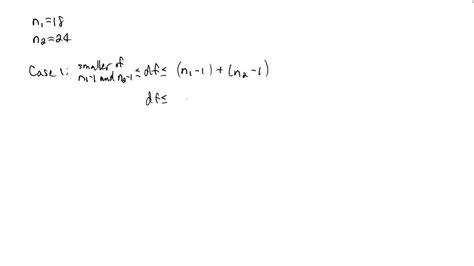 solved 8 calculate the degrees of freedom for the following sample