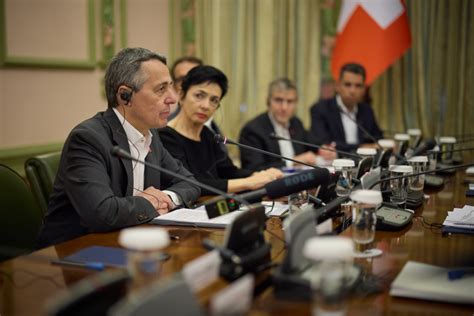 Зустріч Президента України з Президентом Швейцарської Конфедерації у Києві — Офіційне інтернет