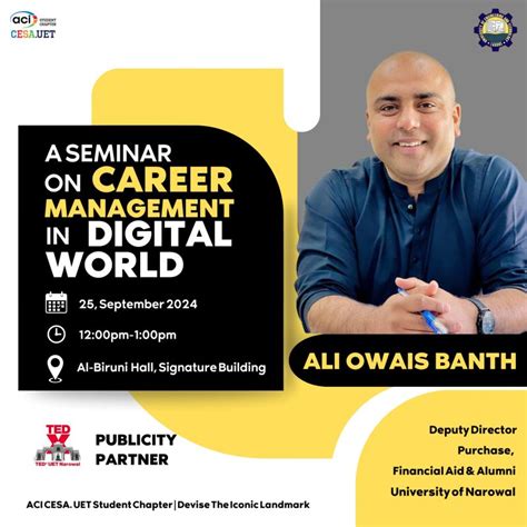 tedx uet narowal on linkedin aci cesa uet narowal presents a…