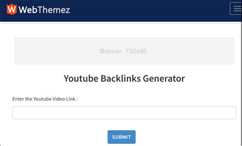 Free Online Youtube Backlink Generator For Improving Video Rank