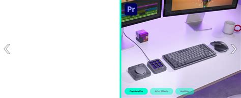 Logitech Mx Creative Console 9 Customizable Lcd Keys Control Dial For Graphic