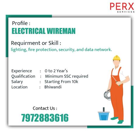 Perx Services On Linkedin Wiremen Electrician Wiring Hiring Recruiting