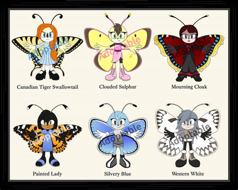 Open 6 6 Butterflies Sonic Oc Adoptables By Thewerewolven On Deviantart