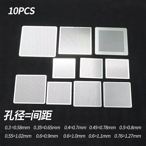 Universal Bga Reballing Stencil Kit Directly Heated Stencil Holder