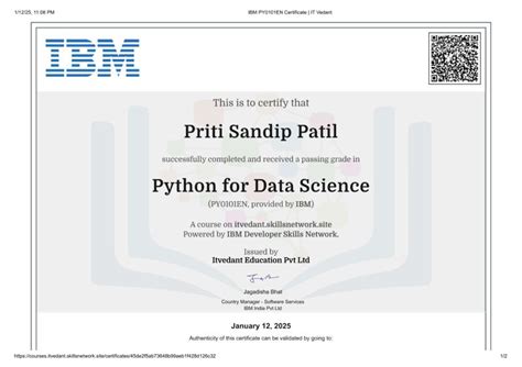 Im Thrilled To Share That I Have Officially Earned A Certification In