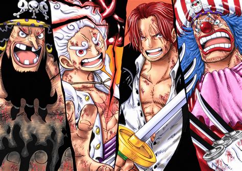One Piece Legends Unite Gear 5 Luffy Shanks Buggy And Teach 4k Ultra