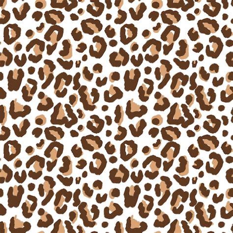 흰색 배경 클래식 디자인에 벡터 원활한 표범 무늬 검은 반점 프리미엄 벡터