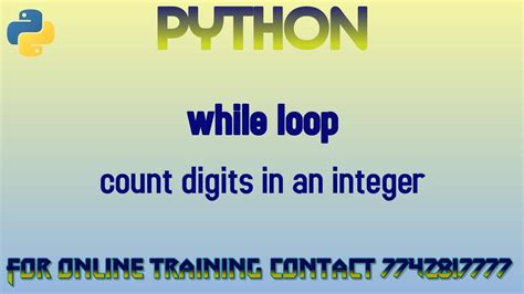 Python Program To Count Digits In An Integer In Hindi Youtube
