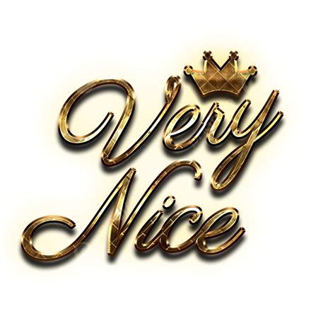 The Word Very Nice