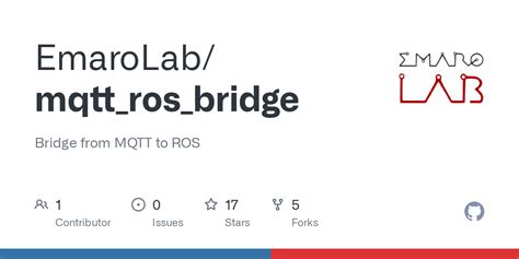 github emarolab mqtt ros bridge bridge from mqtt to ros