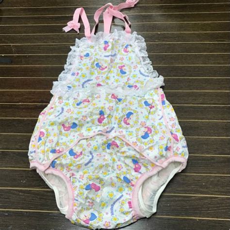 【中古】大人用ロンパース おむつカバー キキララ 大人のベビー服 懐古堂 赤ちゃんプレイ 幼児プレイ アダルトベビー アダルトベイビーの落札