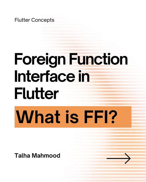 What Is Foreign Function Interface Ffi In Flutter Pdf