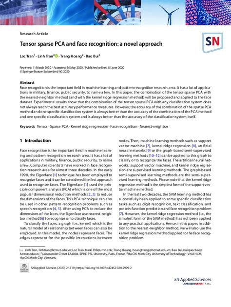 Pdf Tensor Sparse Pca For Enhanced Face Recognition Accuracy