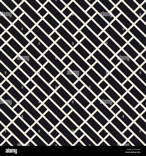 Vector Seamless Geometric Pattern Simple Abstract Lines Lattice